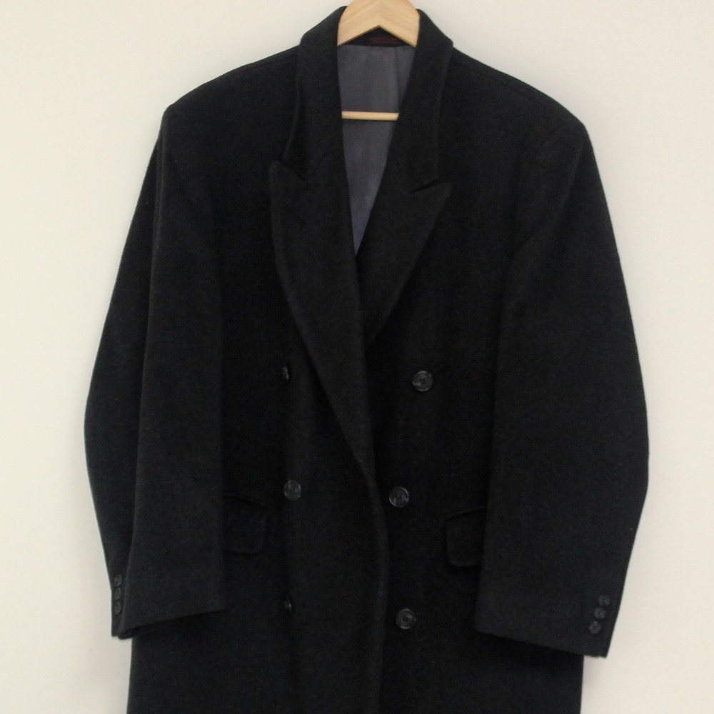 Alexander Shields Black Men's Overcoat - Size S40 - Gem
